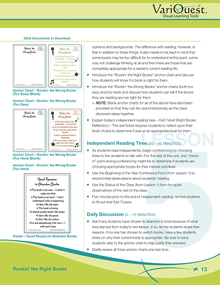 Reader's Workshop Launching Unit