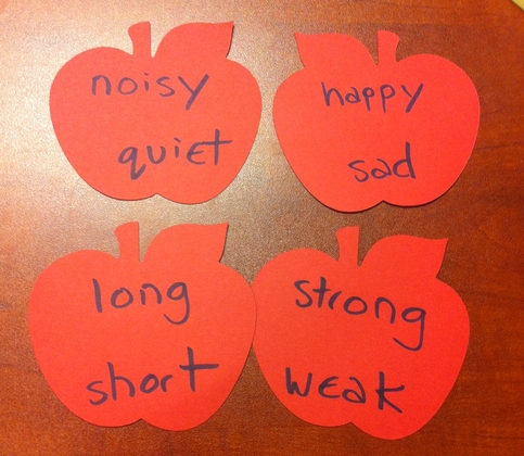 Synonyms and Antonyms Apple Cutouts: Grades 1-5