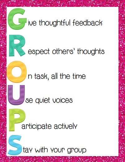 5 Colorful Classroom Management Posters