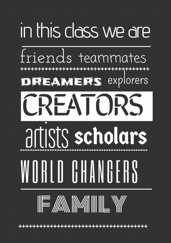 5 Colorful Classroom Management Posters