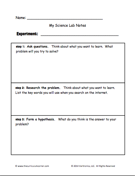 Introduce Primary Students to the Scientific Method - Lesson Plan ...