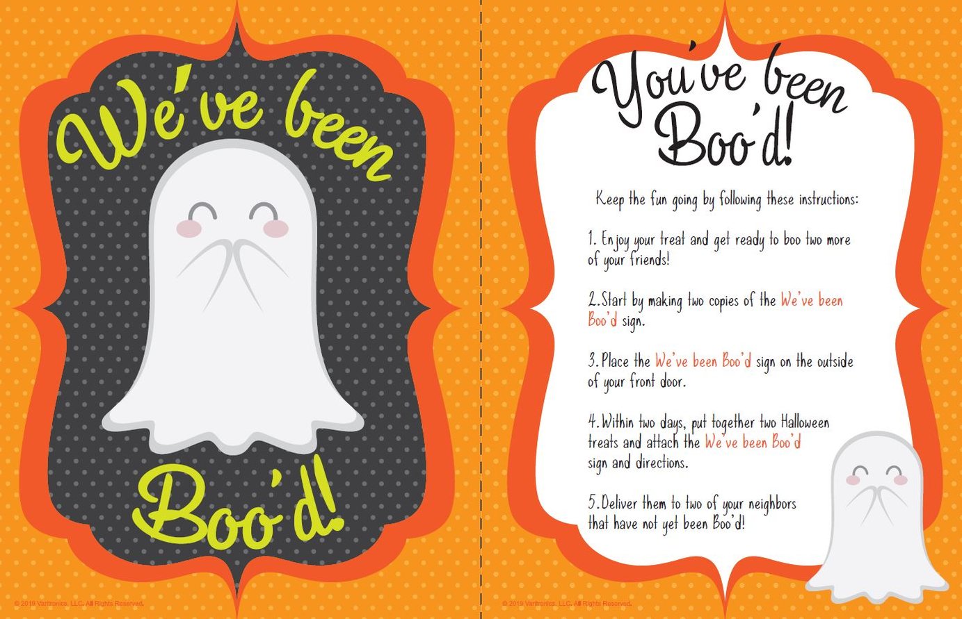 [Free Printables] Halloween Classroom Activity: You've been Boo'd!