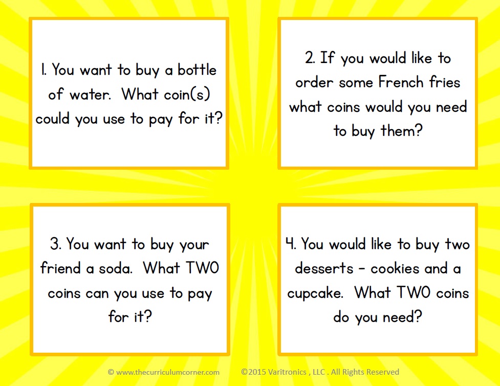 Menu Math: Lesson Plan for Grades 1-3