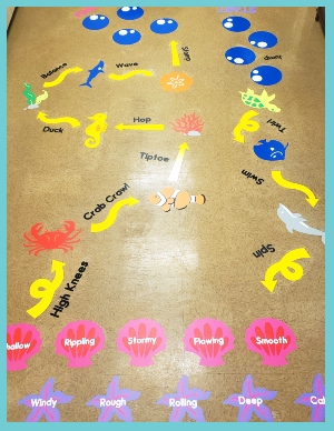 Printable Sensory Paths for Elementary Education