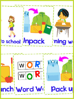 [Lesson Plan] Visual Schedule Cards for Special Education