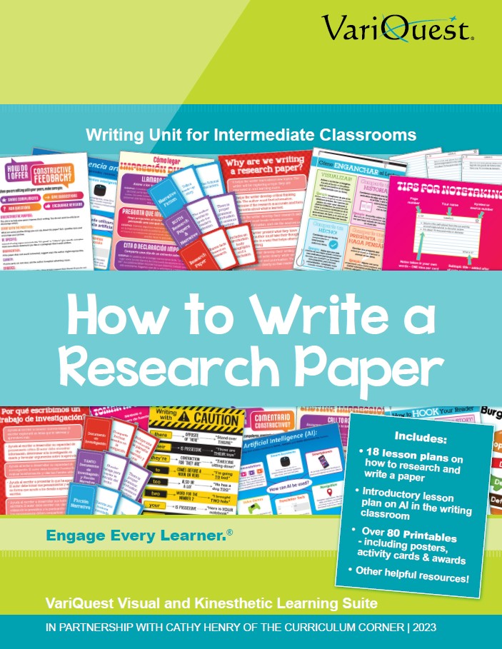 How to Write a Research Paper Lesson Plan Unit | VariQuest