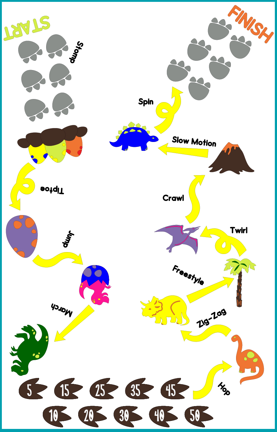 Dinosaur Discovery Sensory Path Activity Download | VariQuest